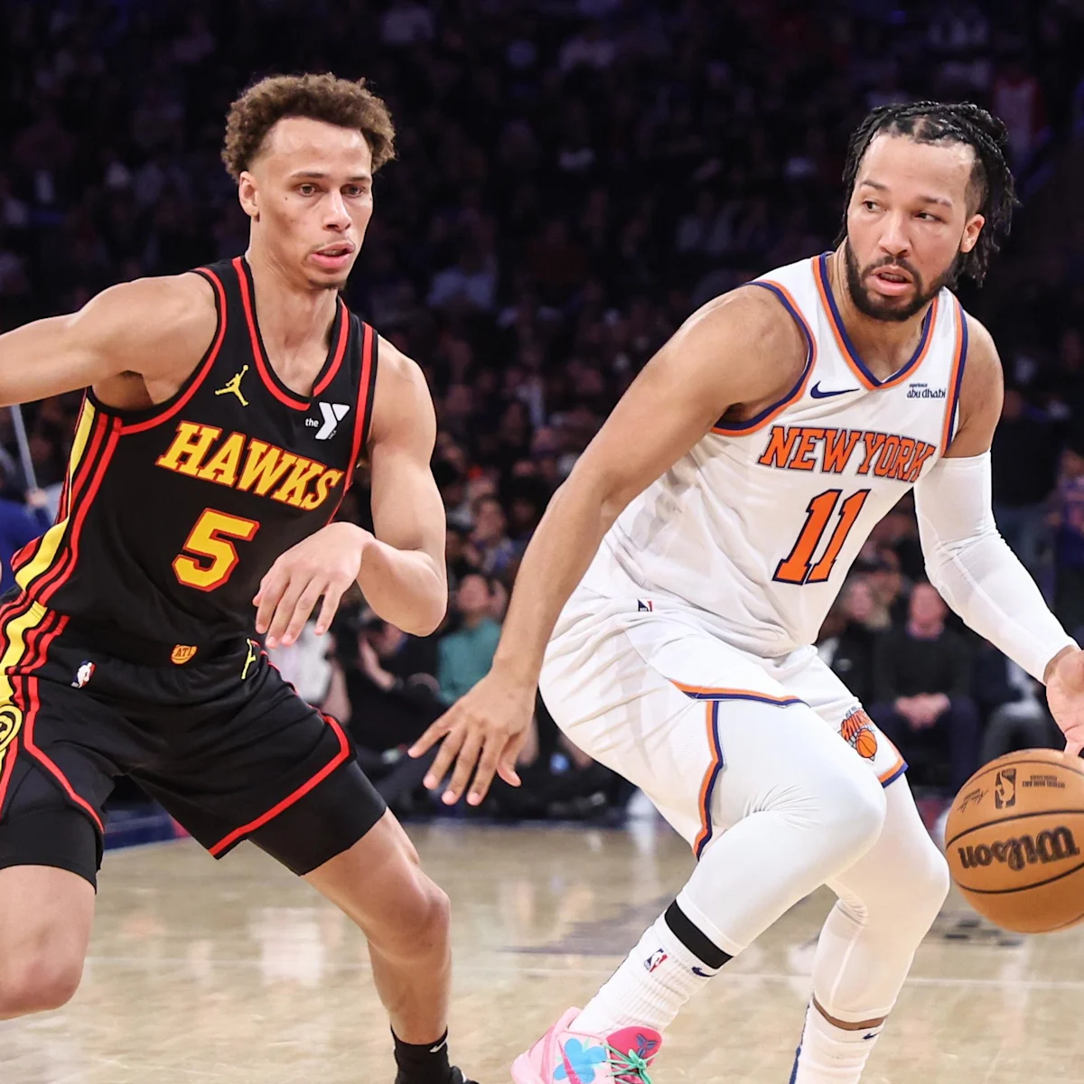Knicks Hold On for Overtime Win Over Hawks Despite Trae Young's Late ...